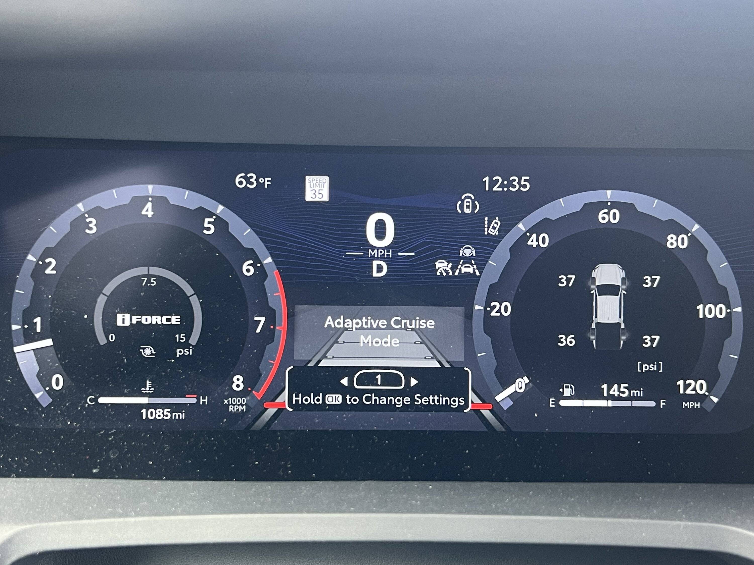 Instrument Cluster Set Up (Changes On Its Own) | 2024 Tacoma Forum (4th ...