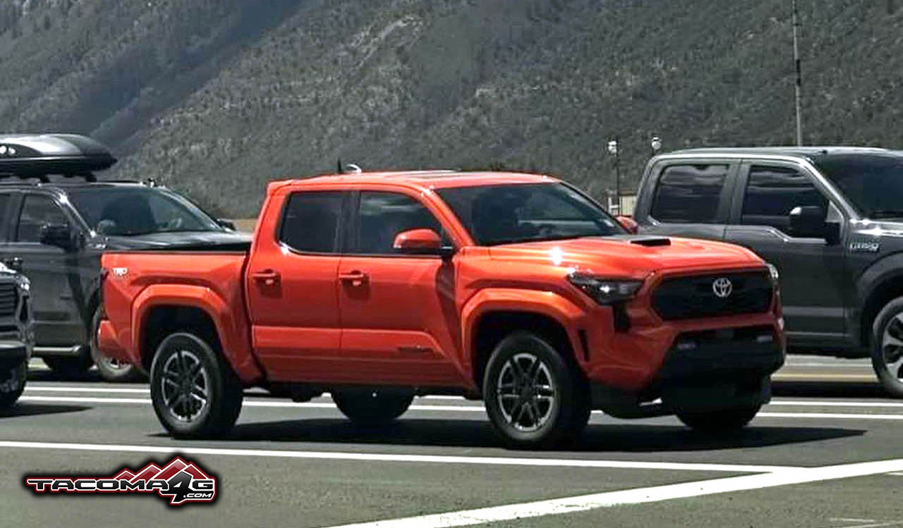 2024 Tacoma TRD Sport in Solar Octane (Sighting) | 2024 Tacoma Forum ...