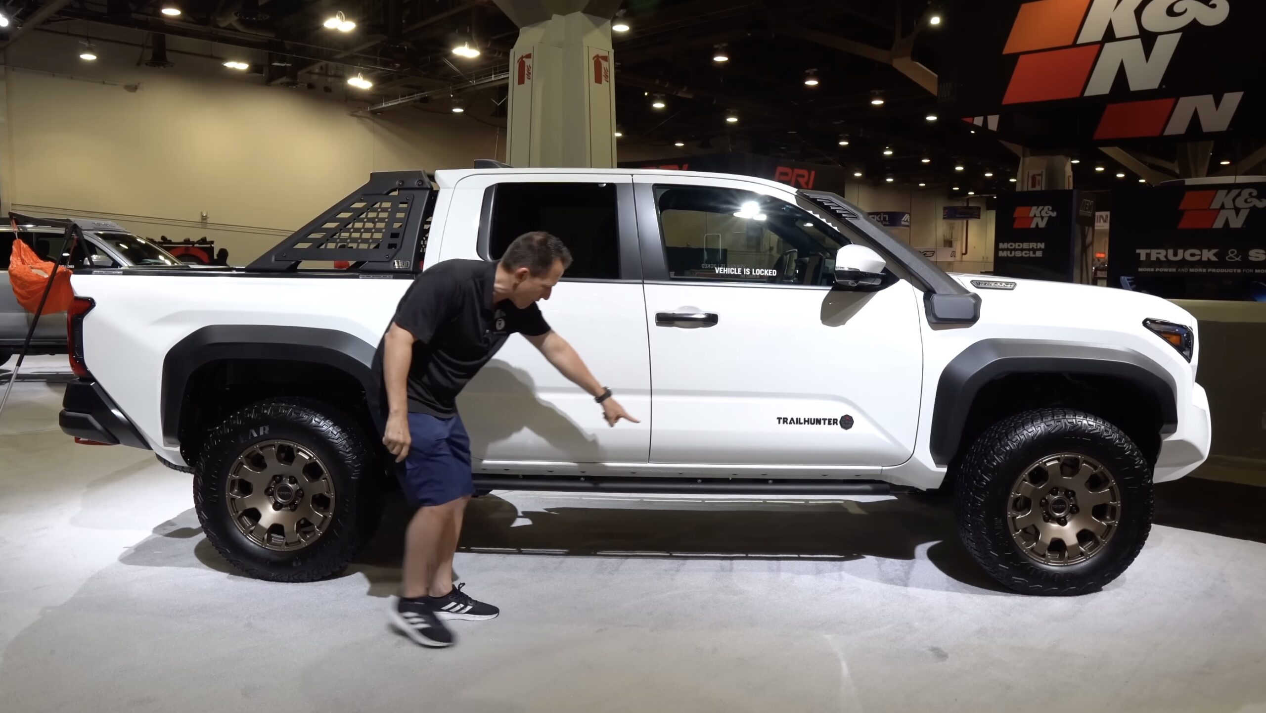 Trailhunter Tacoma in Ice Cap White | 2024 Tacoma Forum (4th Gen) News ...