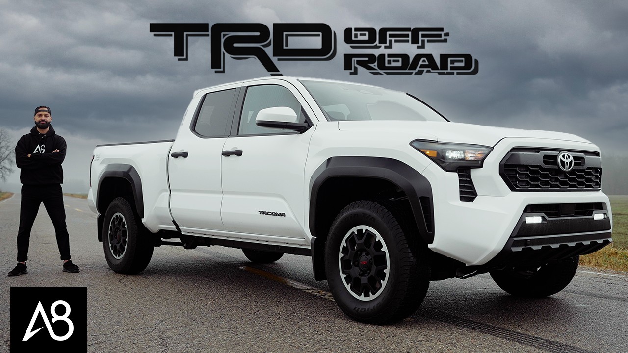 Ice Cap White 2024 Tacoma TRD Off-Road looks great in review: Mid-Size ...