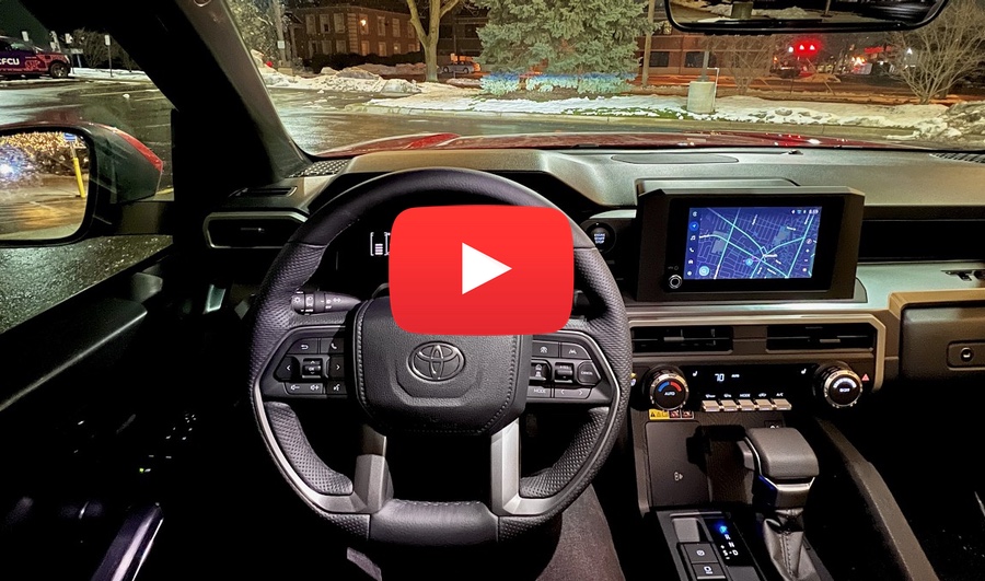 Nighttime Driving Impressions of 2024 Tacoma SR5 XtraCab - TheTopher ...