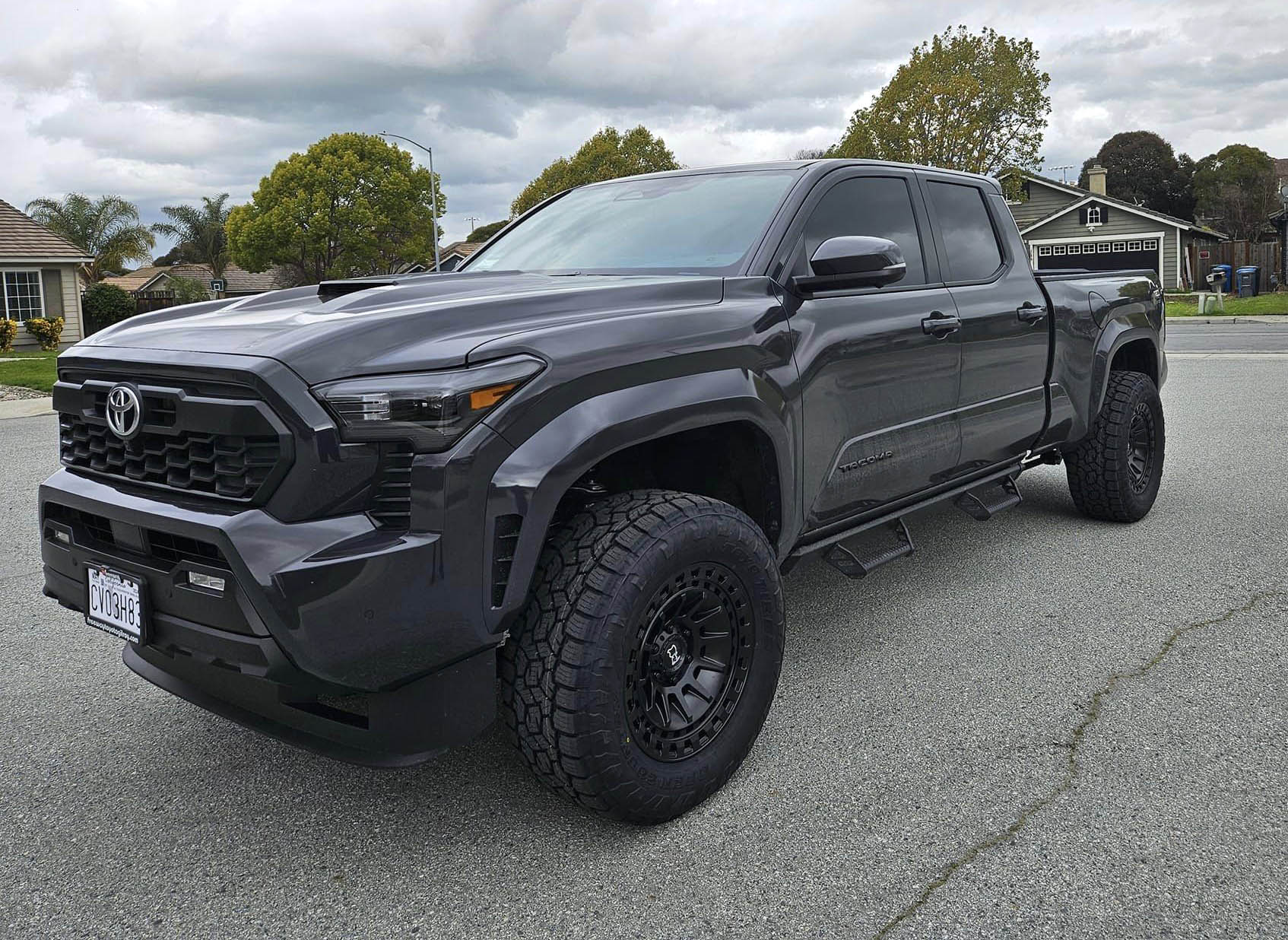 6-ft longbed 2024 Tacoma TRD Sport on 18" Black Rhino Wheels + 305 ...