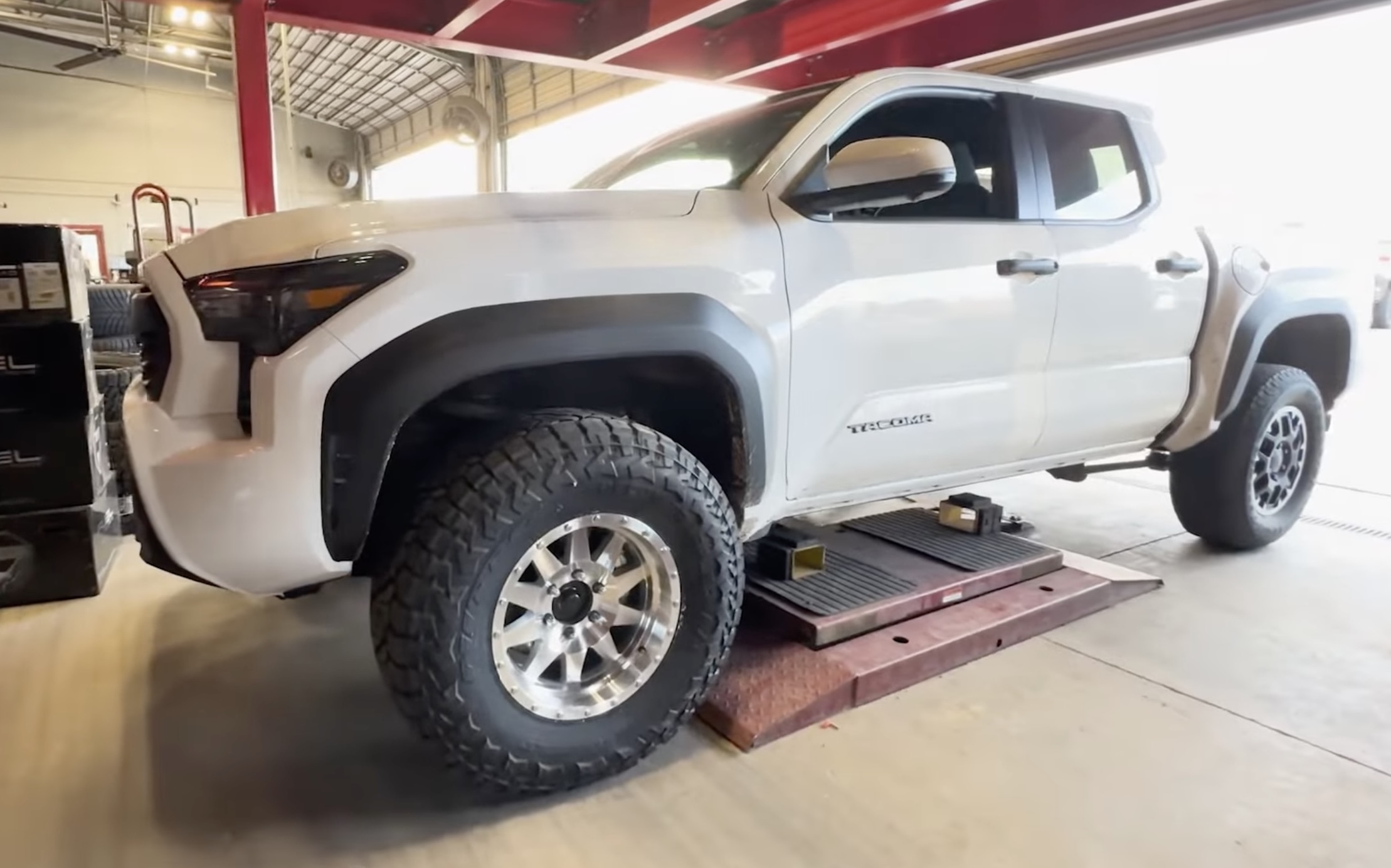 35s tires + 0 offset wheels test fit on 2024 Tacoma Off-Road | 2024 ...