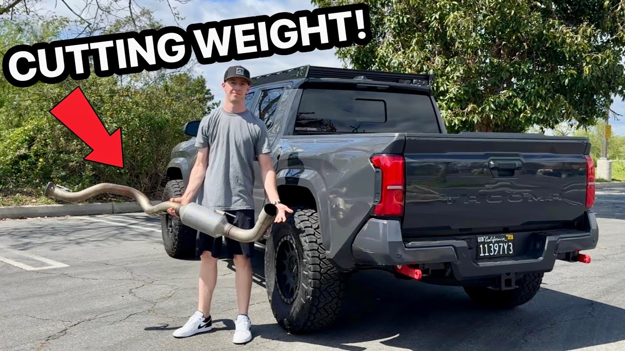 Aftermarket: NYTOP Axle Dump Exhaust Tip for 4th Gen 2024 Tacom ...