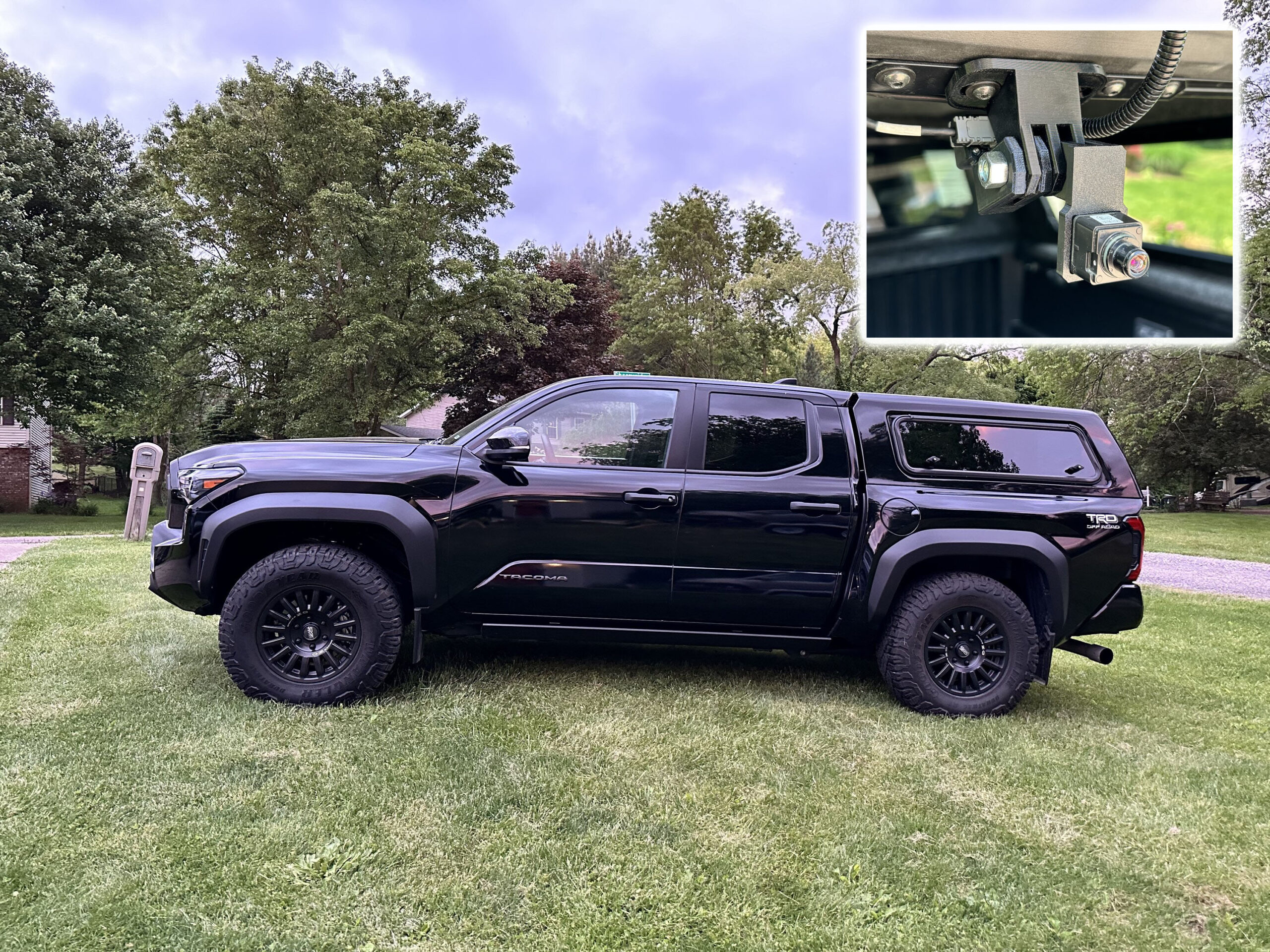 Digital Rearview and Bed Camera Relocation with my Topper on 2024 ...