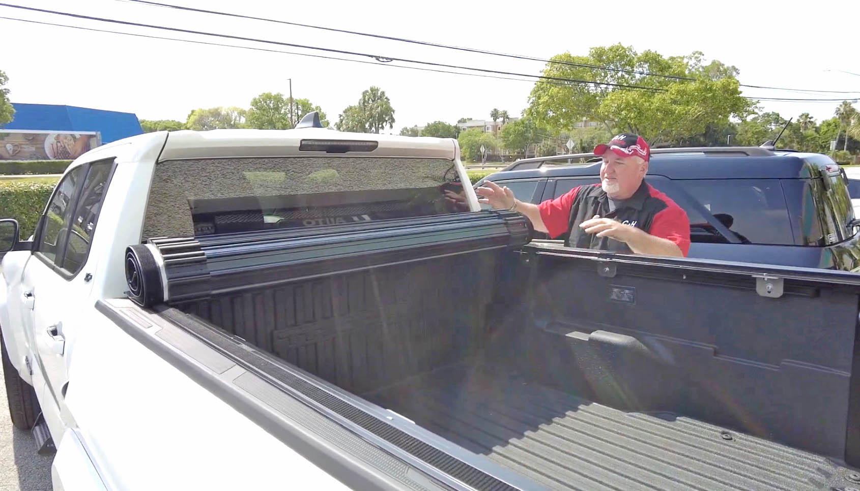 Tuxedo Sentry Rolling Hard Tonneau Cover on a 2024 Tacoma 4th gen ...