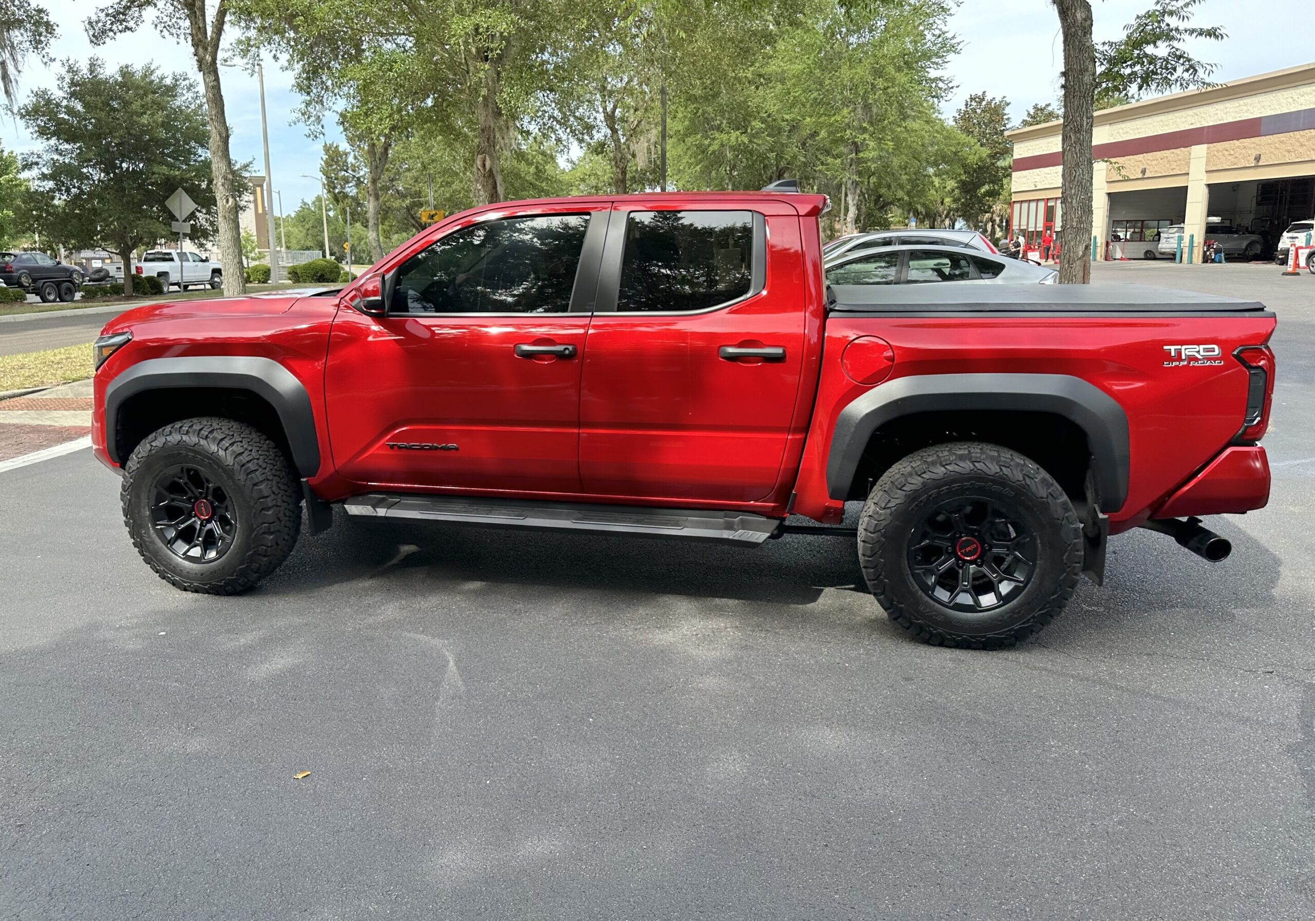 Aftermarket TRD Pro style wheels + KO2 285/70/17 tires on my 2024 ...