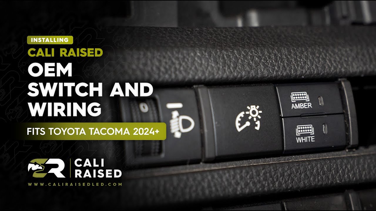 How to Wire the 2024 Tacoma OEM AUX Switches – Full Video Guide | 2024 ...