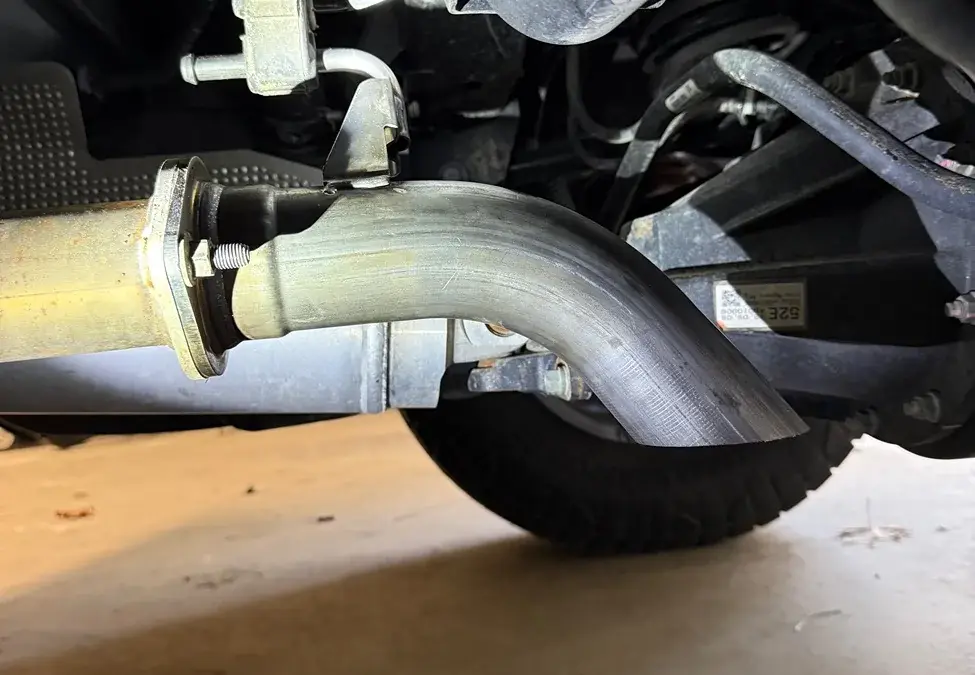TRD off-road exhaust tip / turndown installed | 2024 Tacoma Forum (4th ...